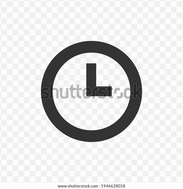 Transparent Hour Icon Png Vector Illustration Stock Vector (Royalty ...