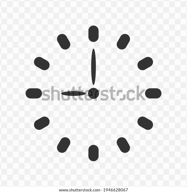 Transparent Hour Icon Png Vector Illustration Stock Vector (Royalty ...