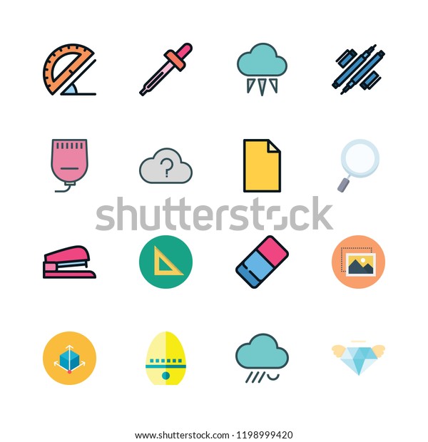 Transparent Icon Set Vector Set About Stock Vector (Royalty Free ...