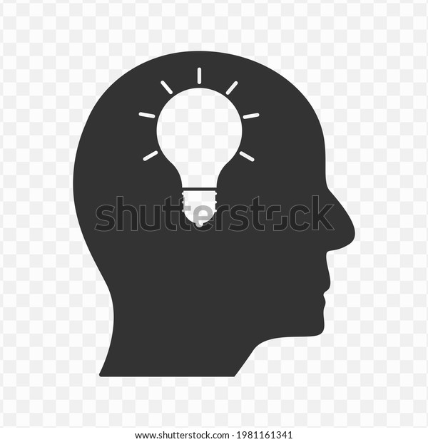 Transparent Idea Icon Png Vector Illustration Stock Vector (Royalty ...
