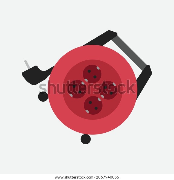 Transparent Isolated Cable Extension Icons Illustration Stock Vector ...