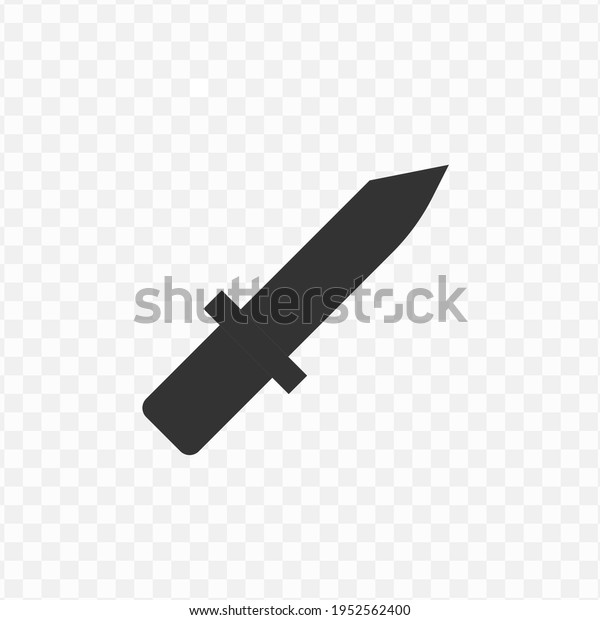Transparent Knife Icon Png Vector Illustration Stock Vector (Royalty ...