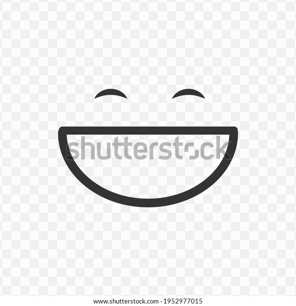 Transparent Laugh Icon Png Vector Illustration Stock Vector (Royalty ...