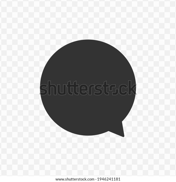 Transparent Message Icon Png Vector Illustration Stock Vector (Royalty ...