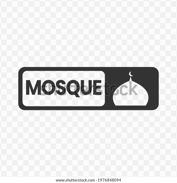 Transparent Mosque Icon Png Vector Illustration Stock Vector (Royalty ...