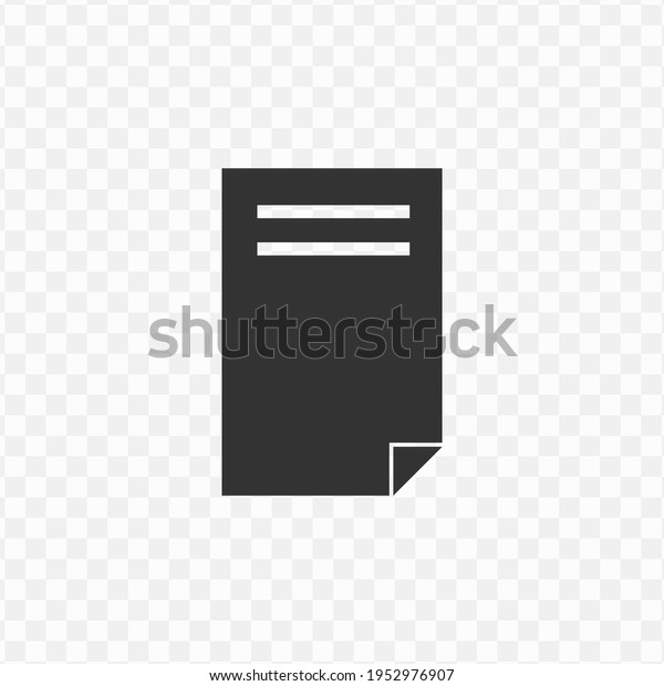 Transparent Note Icon Png Vector Illustration Stock Vector (Royalty ...