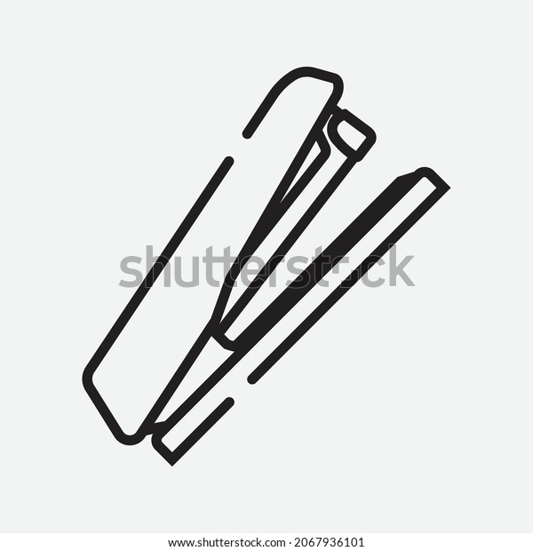 Transparent Outlined Isolated Staples Icons Illustration Stock Vector ...