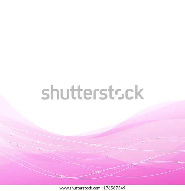 Transparent Pink Swoosh Background Vector Illustration Stock Vector ...
