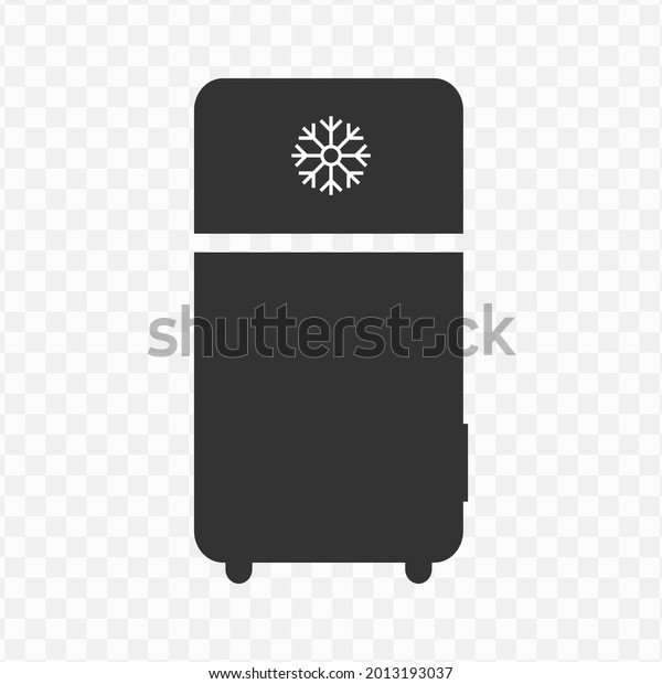 Transparent Refrigerator Icon Png Vector Illustration Stock Vector ...