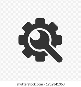 Icono de configuración transparente png, ilustración: vector de stock ...