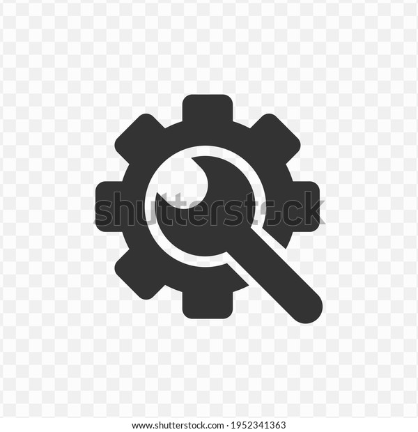 Transparent Setting Icon Png Vector Illustration Stock Vector (Royalty ...