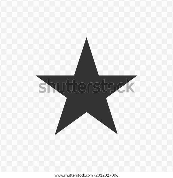 Transparent Star Icon Png Vector Illustration Stock Vector (Royalty ...