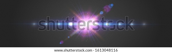 Transparent Star Light Special Lens Flare Stock Vector (Royalty Free ...