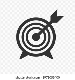 Transparent Target Icon Png Vector Illustration Stock Vector (Royalty ...
