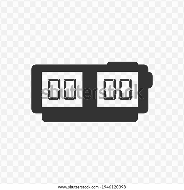 Transparent Time Icon Png Vector Illustration Stock Vector (Royalty ...