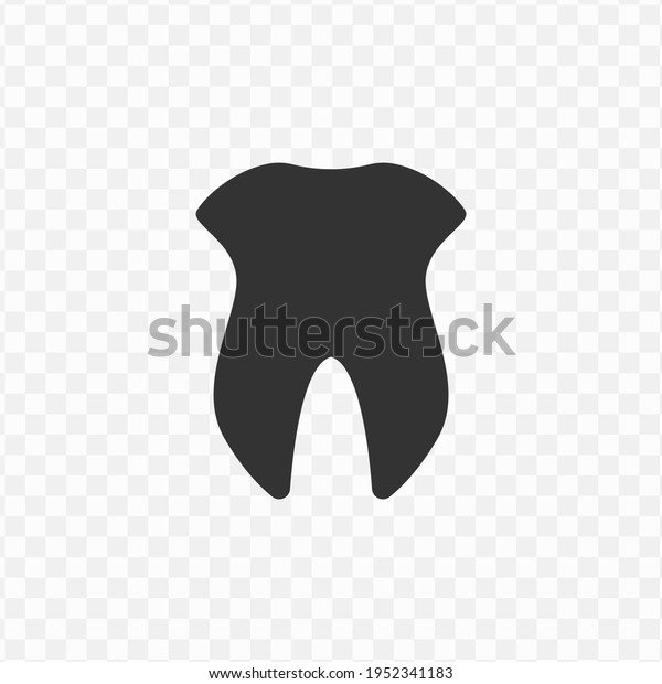 Transparent Tooth Icon Png Vector Illustration Stock Vector (Royalty ...