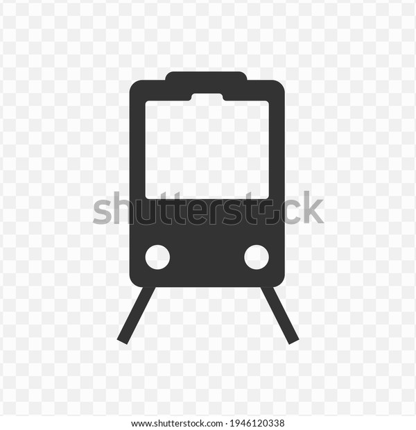 Transparent Train Icon Png Vector Illustration Stock Vector (Royalty ...
