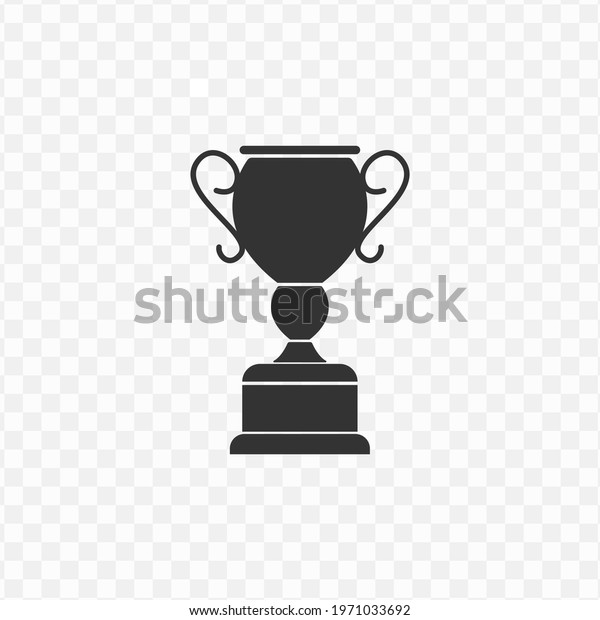Transparent Trophy Icon Png Vector Illustration Stock Vector (Royalty ...