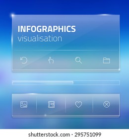 Transparent Ui Collection Various Resourcestools Web Stock Vector ...