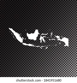 Vector Political Map Indonesia On Transparent Stock Vector (Royalty ...
