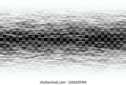Transparent Waves On Checkered Background Eps8 Stock Vector (Royalty ...