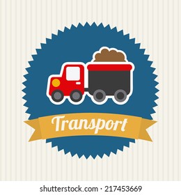Transport Graphic Design Vector Illustration Stock Vector (Royalty Free ...