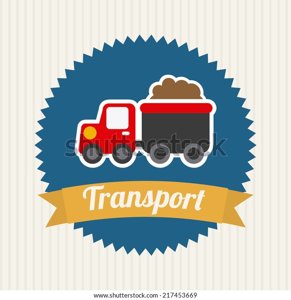 Transport Graphic Design Vector Illustration Stock Vector (Royalty Free ...