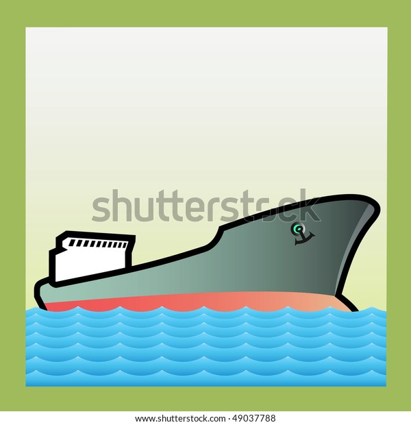 Transport Ship Vector Illustration Stock Vector (Royalty Free) 49037788 ...