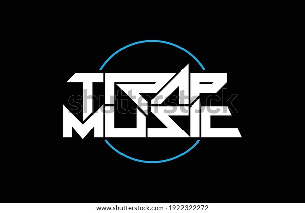 Diseño del logotipo de Trap Music: vector de stock (libre de regalías ...