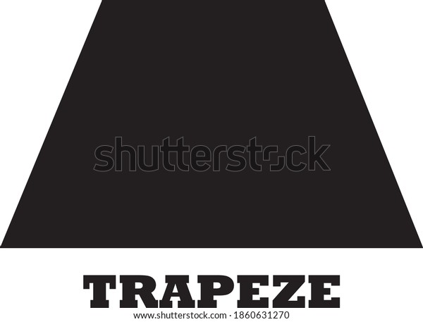 Trapeze Educational Geometric Shapes Stock Vector (Royalty Free ...