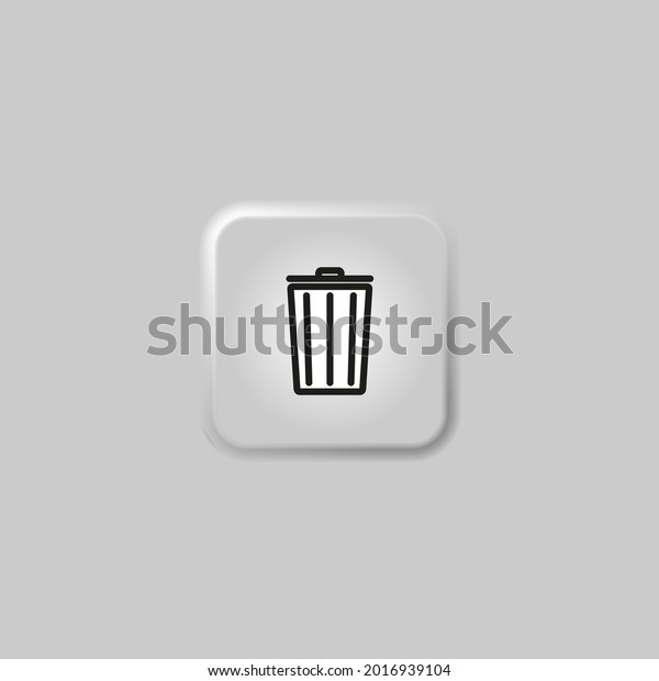 Trash Can Rubber Seal Stamp Watermark Stock Vector (Royalty Free ...