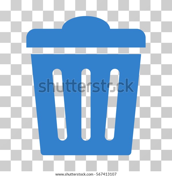 Trash Can Vector Pictogram Illustration Style Stock Vector (Royalty ...