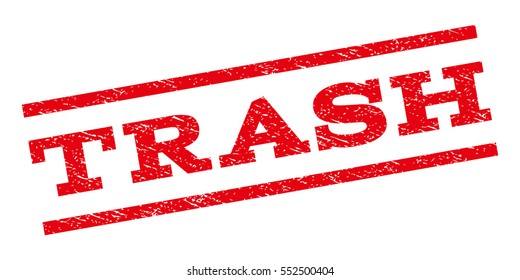 Trash Watermark Stamp Text Tag Between Stock Vector (Royalty Free ...