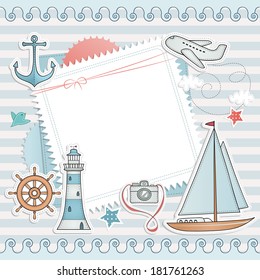Travel Card Design Stock Vector (Royalty Free) 181761263 | Shutterstock