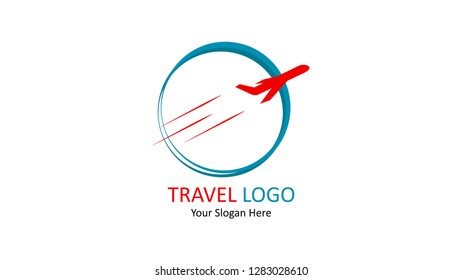Travel Logo Design Template Trip Logo Stock Vector (Royalty Free ...
