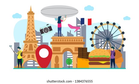Cartoon Paris Skyline Images, Stock Photos & Vectors | Shutterstock