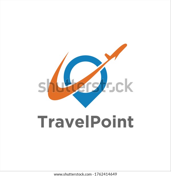 Travel Point Logo Design Vector Graphic Stock Vector (Royalty Free ...