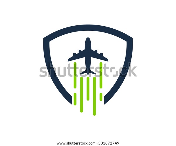 Travel Security Logo Design Template Stock Vector (Royalty Free) 501872749