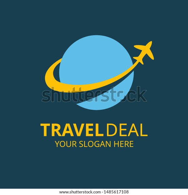 Vector limpio del logotipo del mundo itinerante