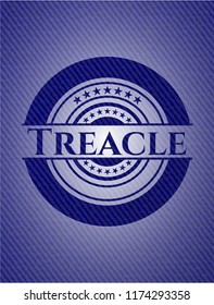 Treacle Badge Denim Texture Stock Vector (Royalty Free) 1174293358 ...