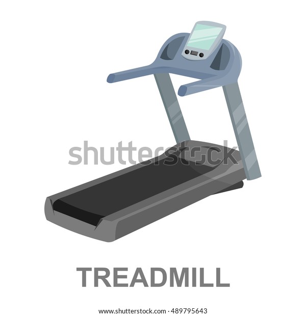 Treadmill Icon Cartoon Single Sport Icon Stock Vector (Royalty Free ...
