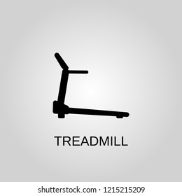 Treadmill Icon Treadmill Symbol Flat Design Stock Vector (Royalty Free ...