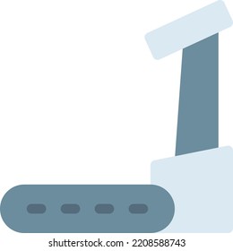 Treadmill Vector Illustration On Transparent Background Stock Vector ...