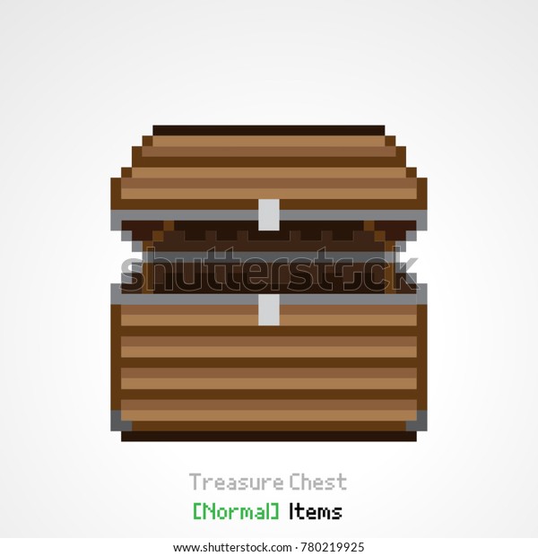 Treasure Chest Pixel Art Stock Vector (Royalty Free) 780219925 ...