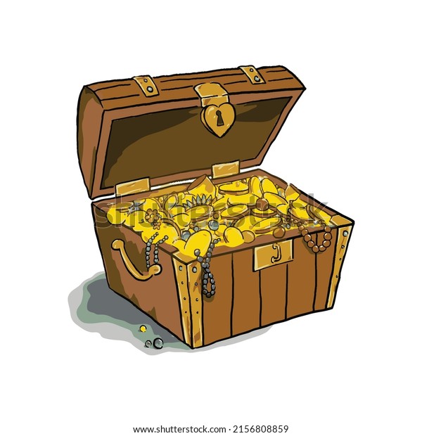Treasure Icon Vector Illustration Eps10 Stock Vector (Royalty Free ...