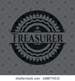 Treasurer Dark Icon Emblem Vector Illustration Stock Vector (Royalty ...