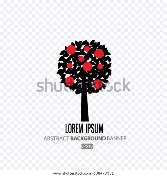 Tree Apple Vector Illustration Eps10 Stock Vector (Royalty Free ...