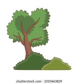 Tree Bushes Cartoon Stock Vector (Royalty Free) 1010463829 | Shutterstock