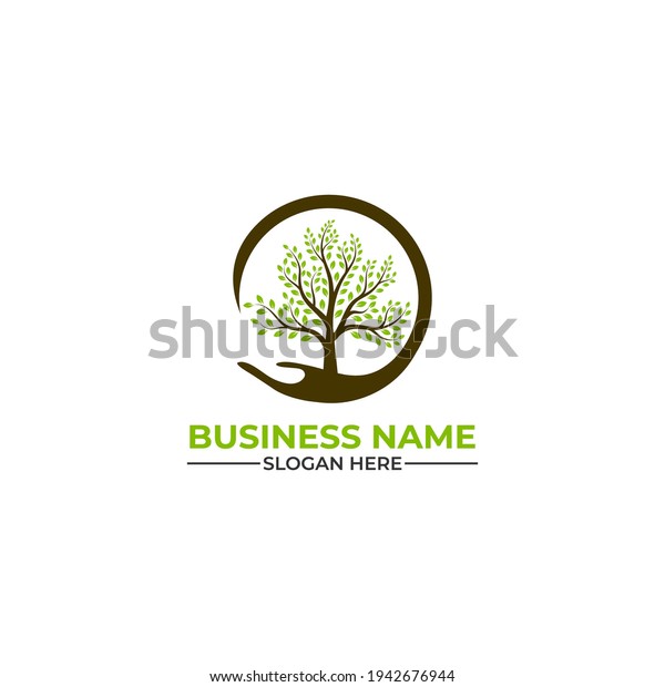 Tree Care Logo Design Tree Logo Stock Vector (Royalty Free) 1942676944 ...