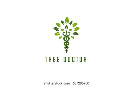 Tree Doctor Eco Friendly Logo Can Stock Vector (Royalty Free) 687286930 ...